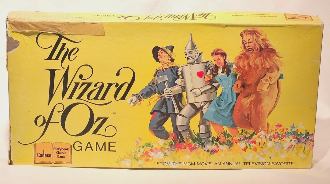 Vintage the Wizard of Oz Game 1974 Cadaco Okay Condition (missing 1 ...