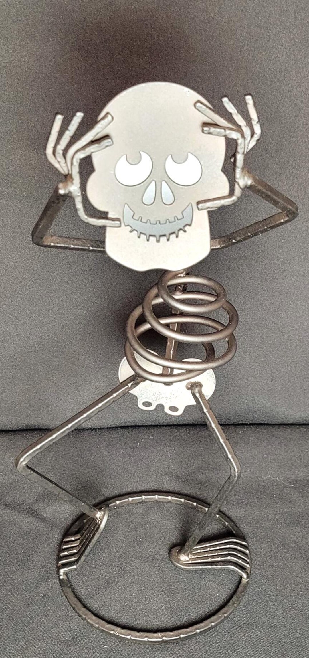 Vintage Mr. Bones Metal Skeleton Votive Candleholder Partylite With Box ...