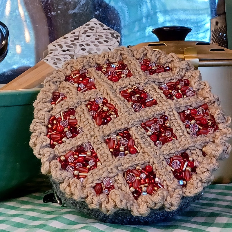 Crochet Cherry Pie - Etsy
