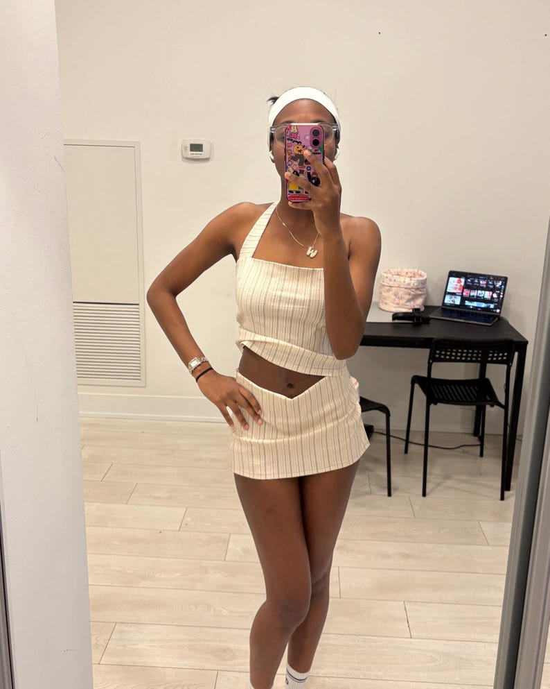 Halter Top and Micro Skort Sewing Pattern | Sizes XXS–XL | Two-piece ...