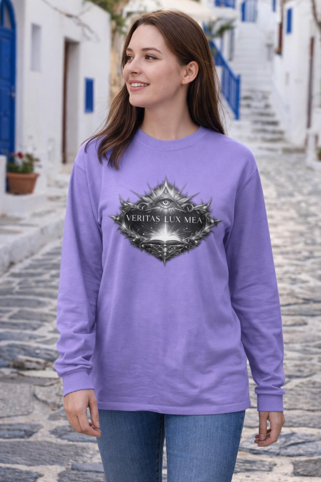 Comfort Colors Latin Quote Truth is My Light Shirt | Minimalist Stoic ...