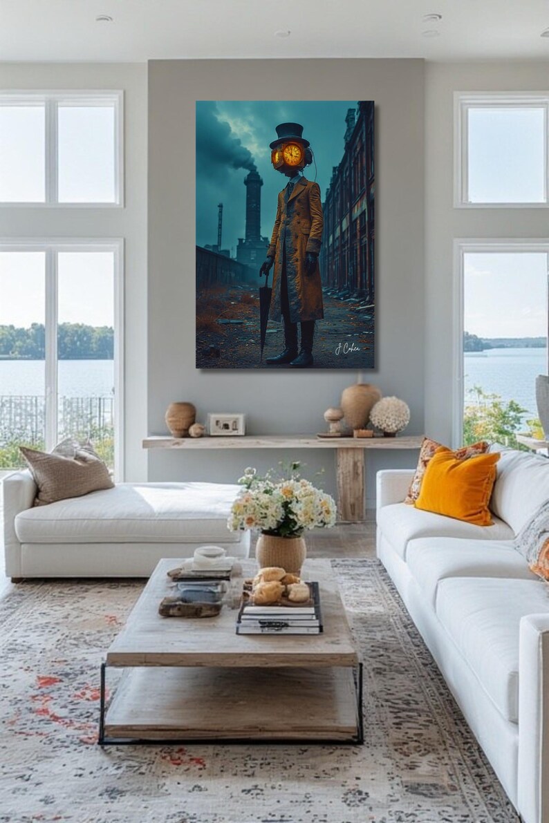 Clockwork Gentleman |surreal Steampunk Portrait in a Post-industrial ...