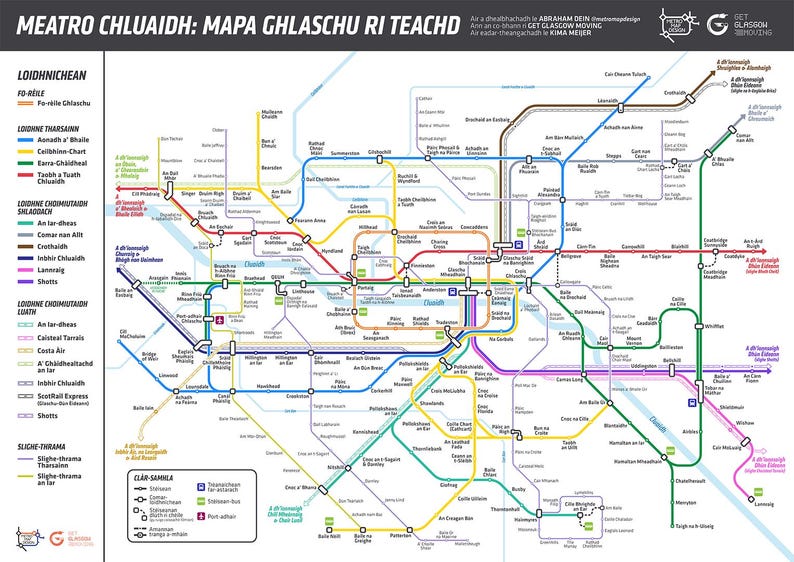 Future Clyde Metro Map - Etsy