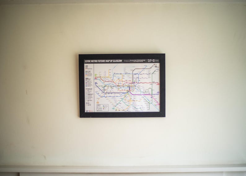 Future Clyde Metro Map - Etsy