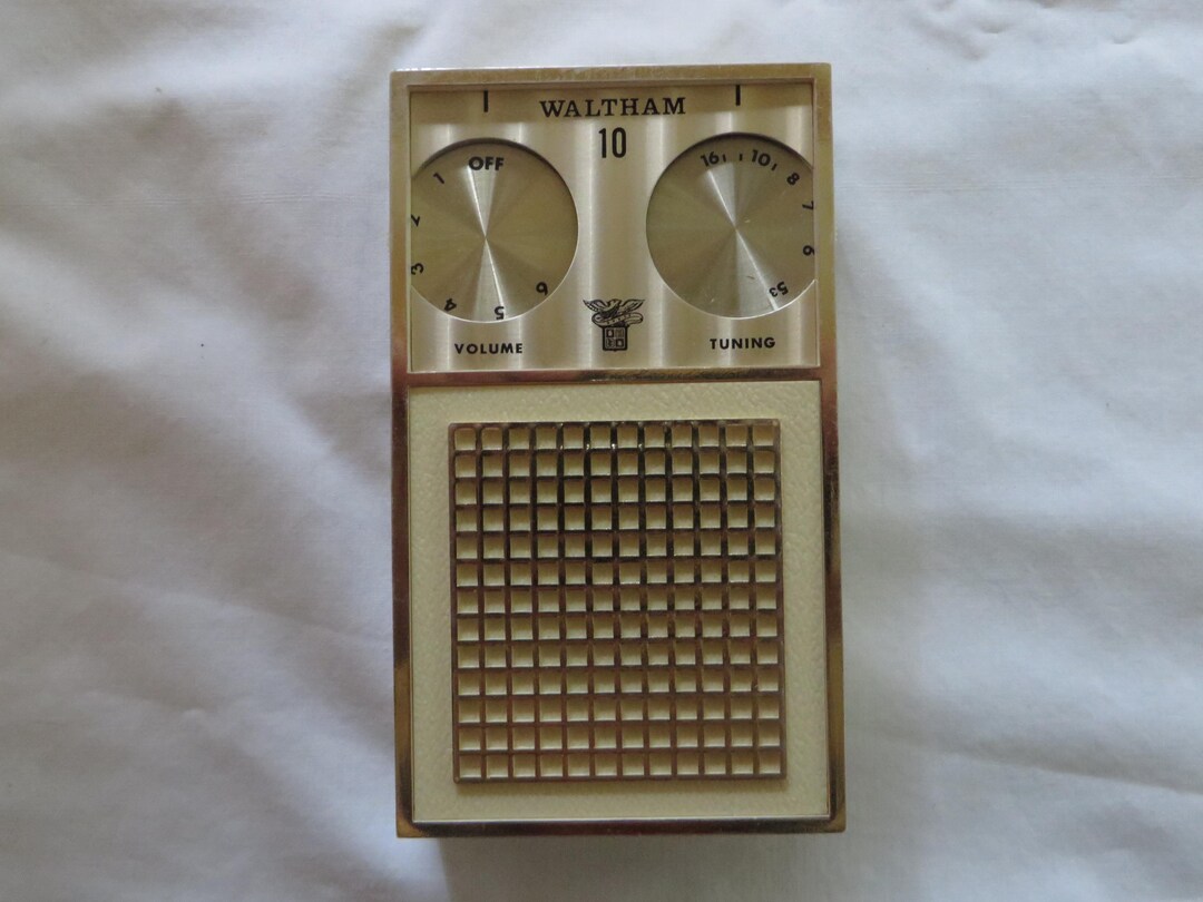 Vintage Waltham Transistor Radio, Model WA 1067, Radio, Transistor ...