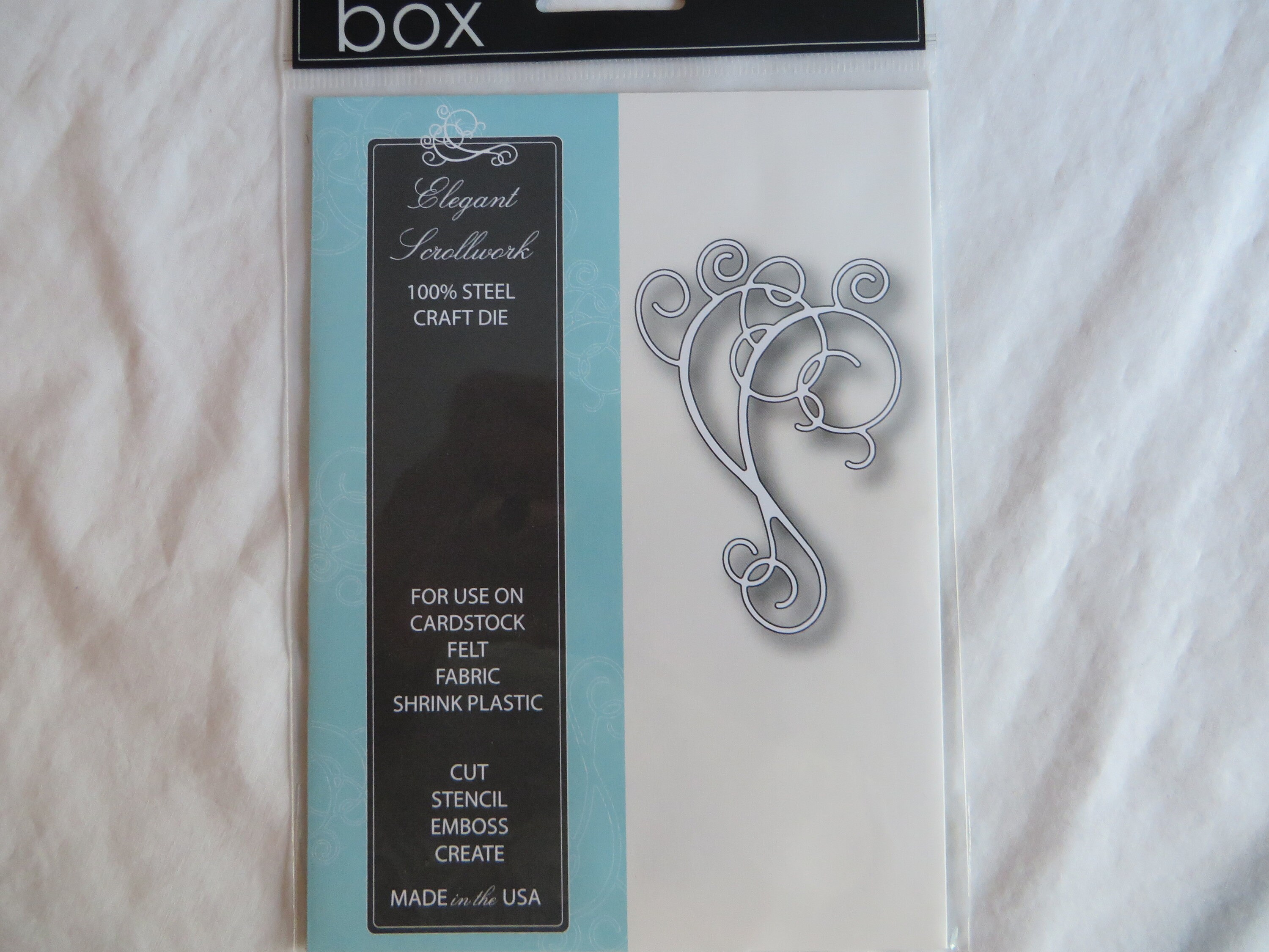 Memory Box Steel Dies Die Memory Box Scrollwork Splash | Etsy