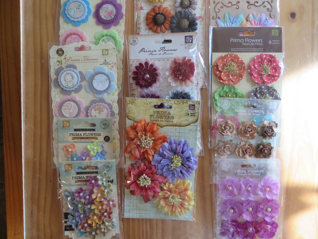 Variety of Prima Flowers, Prima, Flowers, Ephemera - Etsy