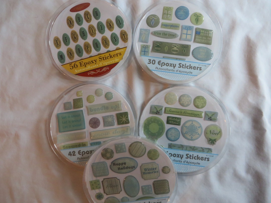 Horizon Group, Epoxy Stickers, Seasons Greetings, Christmas, Happy ...