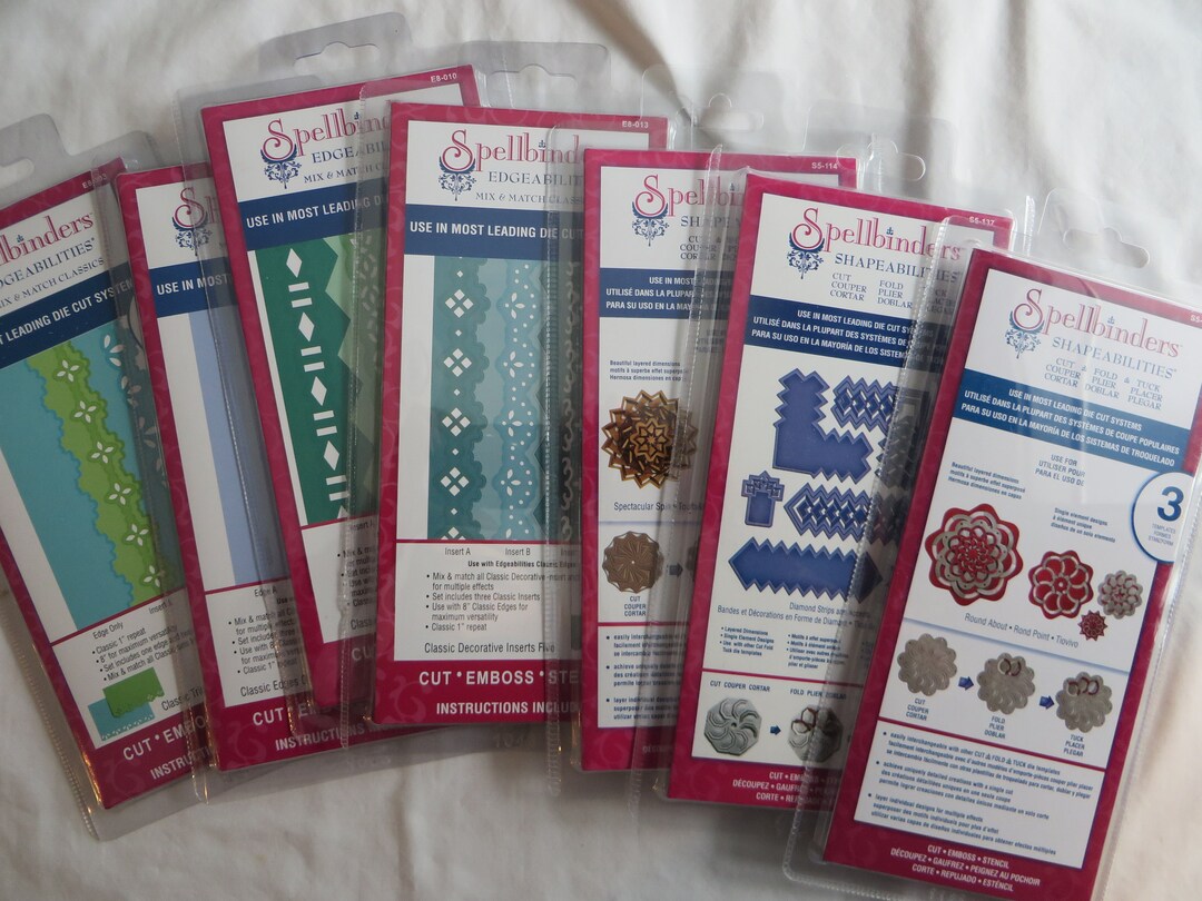 Spellbinders Edgeabilities, Edgeabilities, Mix and Match, Classic Edges ...