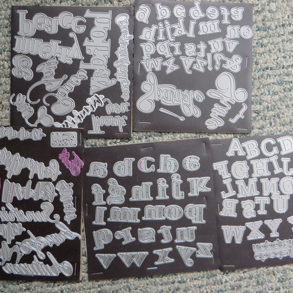 Quickutz Alphabet Dies - Etsy