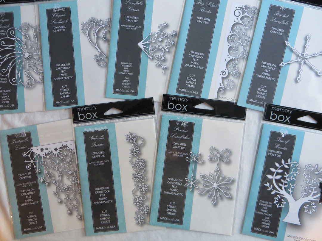 Memory Box Steel Dies, Die, Memory Box, Scrollwork, Splash Border ...