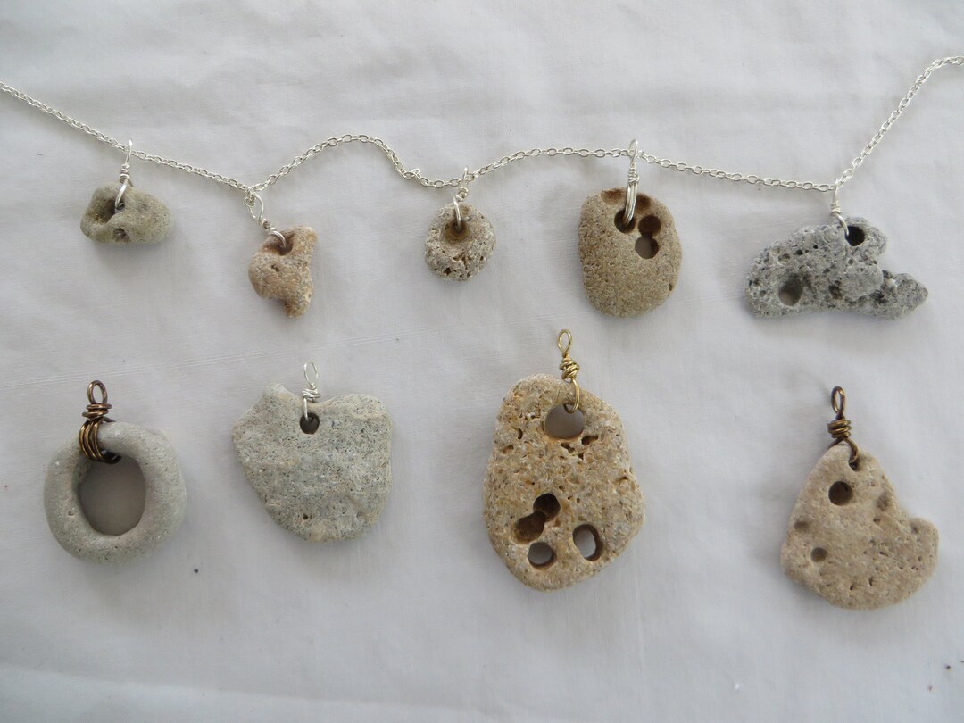 Hag Stone Necklaces, Necklace, Hag Stone, Legend, Lore - Etsy