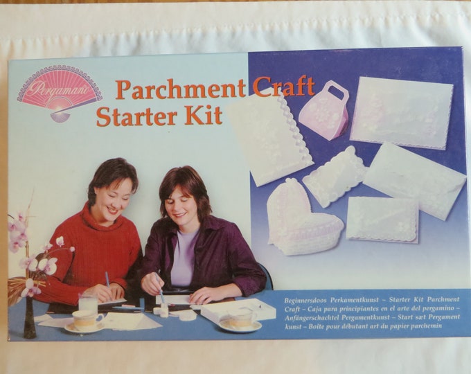 Pergamano Parchment Craft Starter Kit and Color Kit, Pergamano ...