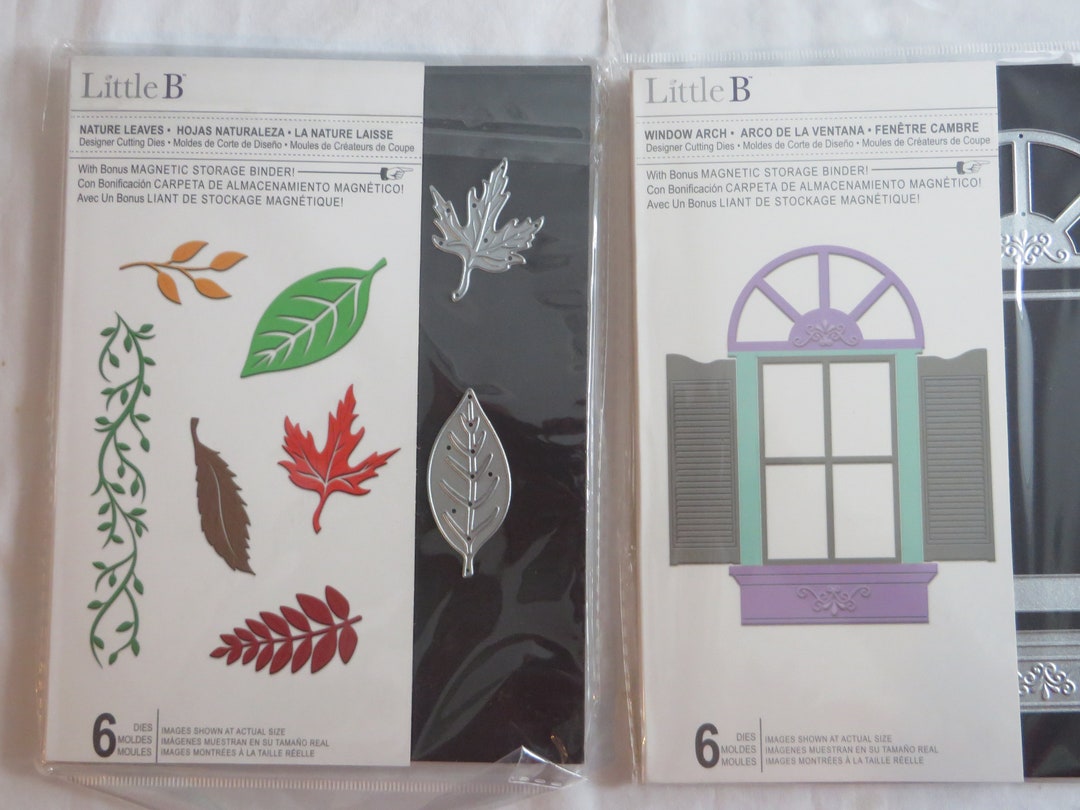 Little B Dies, Window Arch, Nature Leaves, Little B, 6 Dies Each - Etsy