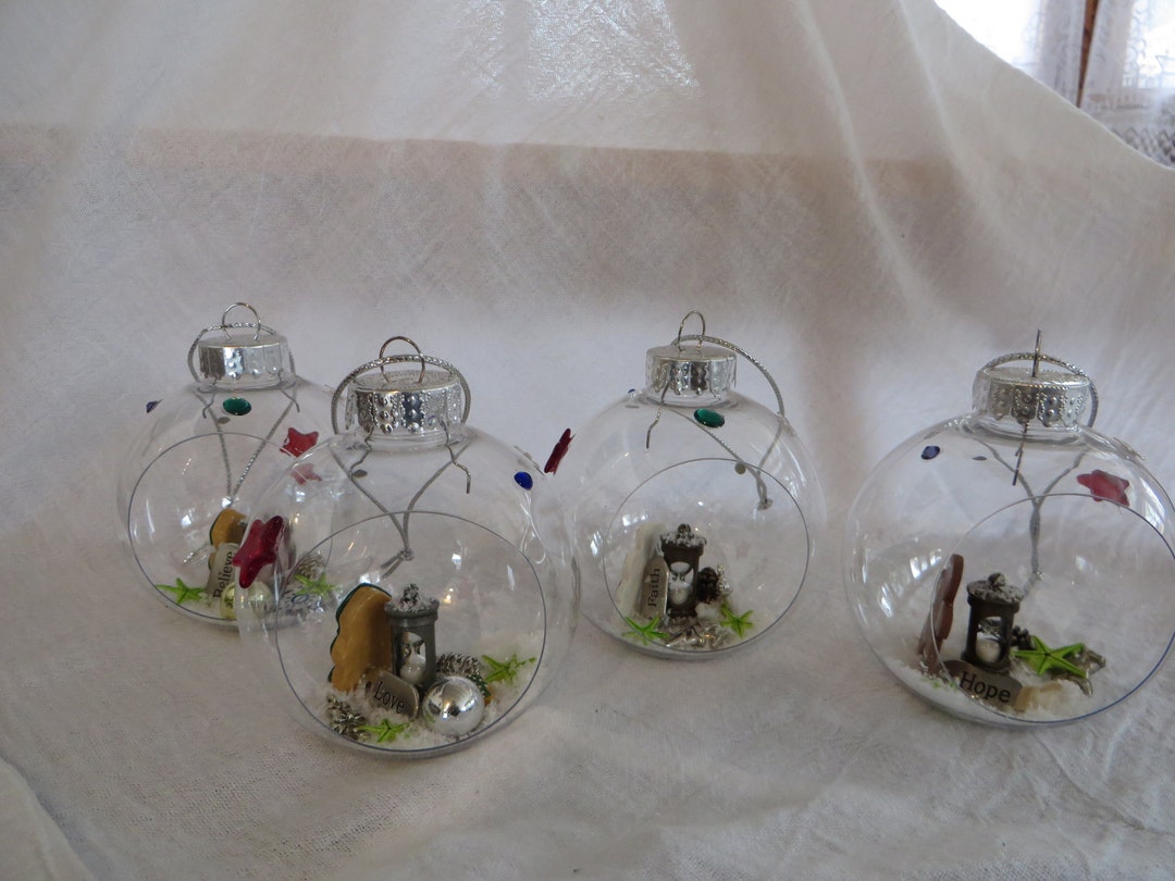 Christmas Hourglass Ornament, Christmas, Ornament, Hour Glass, Sand ...