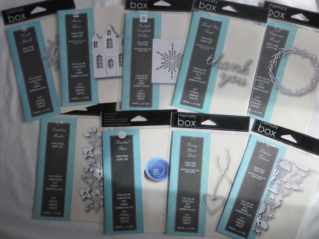 Memory Box Steel Dies, Dies, Memory Box, Oceana Corner, Heart, Posie ...