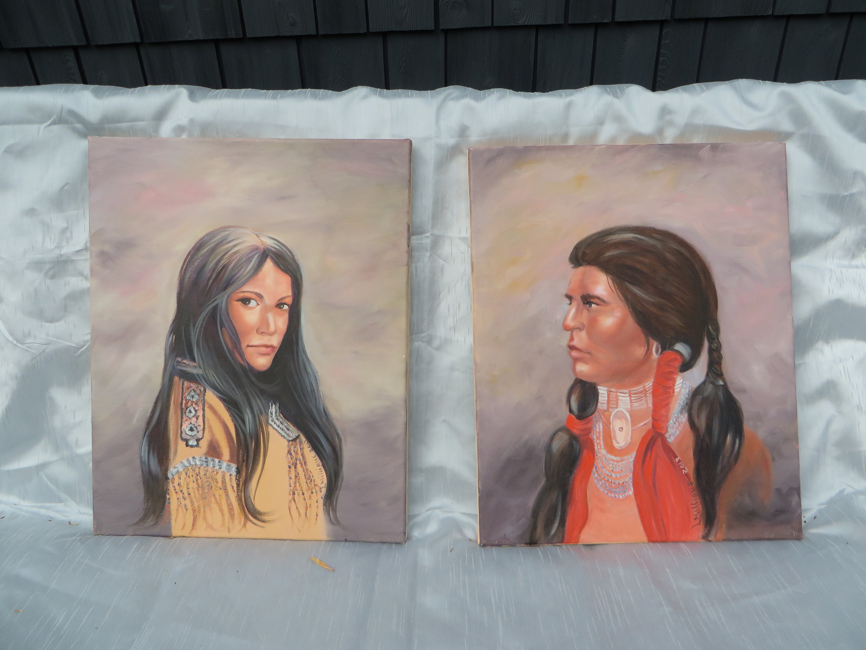 American Indian Oil Paintings