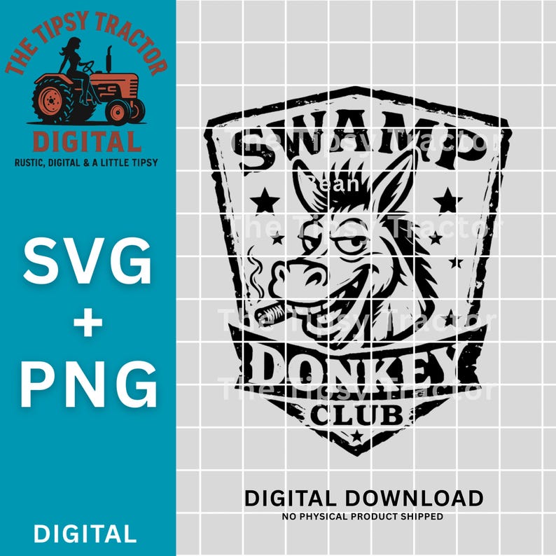 Swamp Donkey SVG PNG | Trucker Hat | Funny Outdoor Hat for Men | Team ...