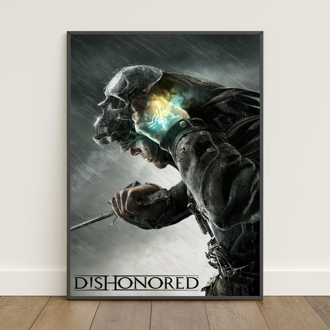 Dishonored Poster | Corvo Attano Wall Art | Game Print - Etsy