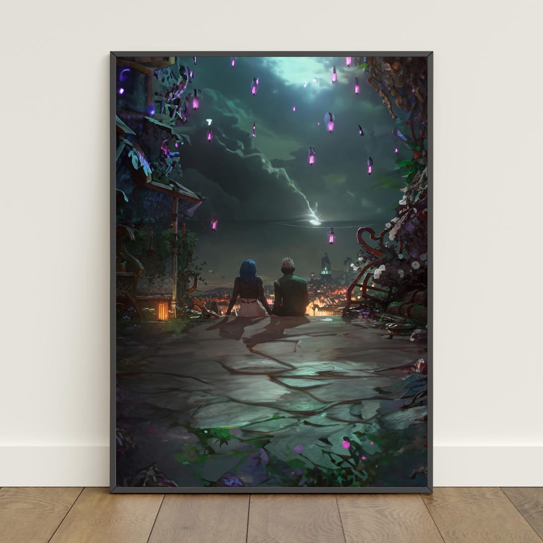 Arcane Poster | Jinx Print | TV Show Poster | Wall Decor - Etsy