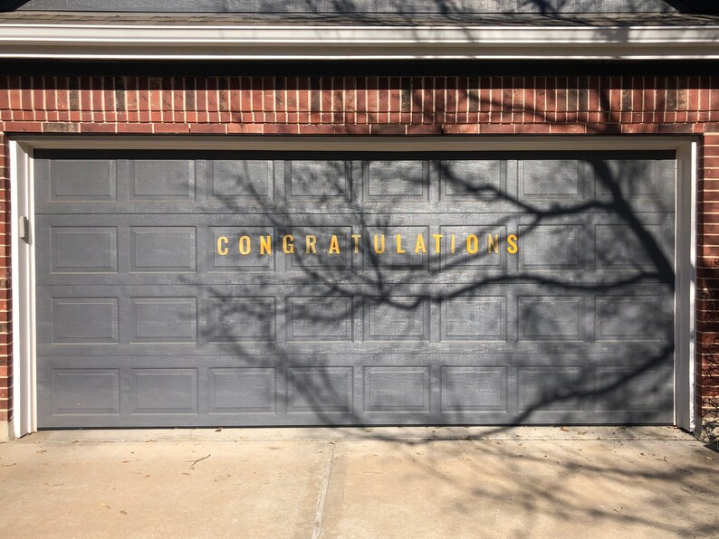 Giant Magnetic Alphabet Garage Letters | Etsy