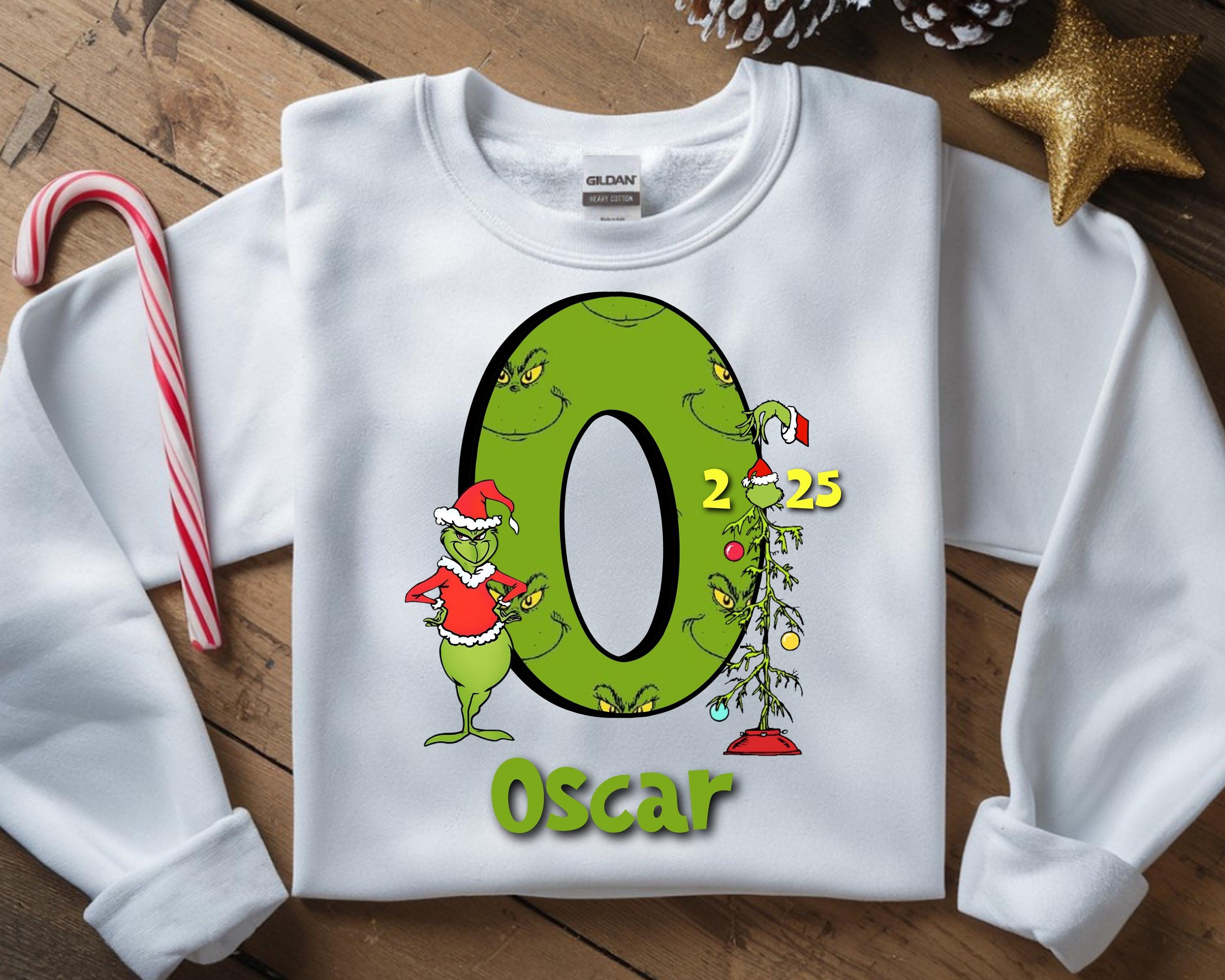 Grinch Personalized Name Family Matching Christmas DTF Transfer: Custom ...