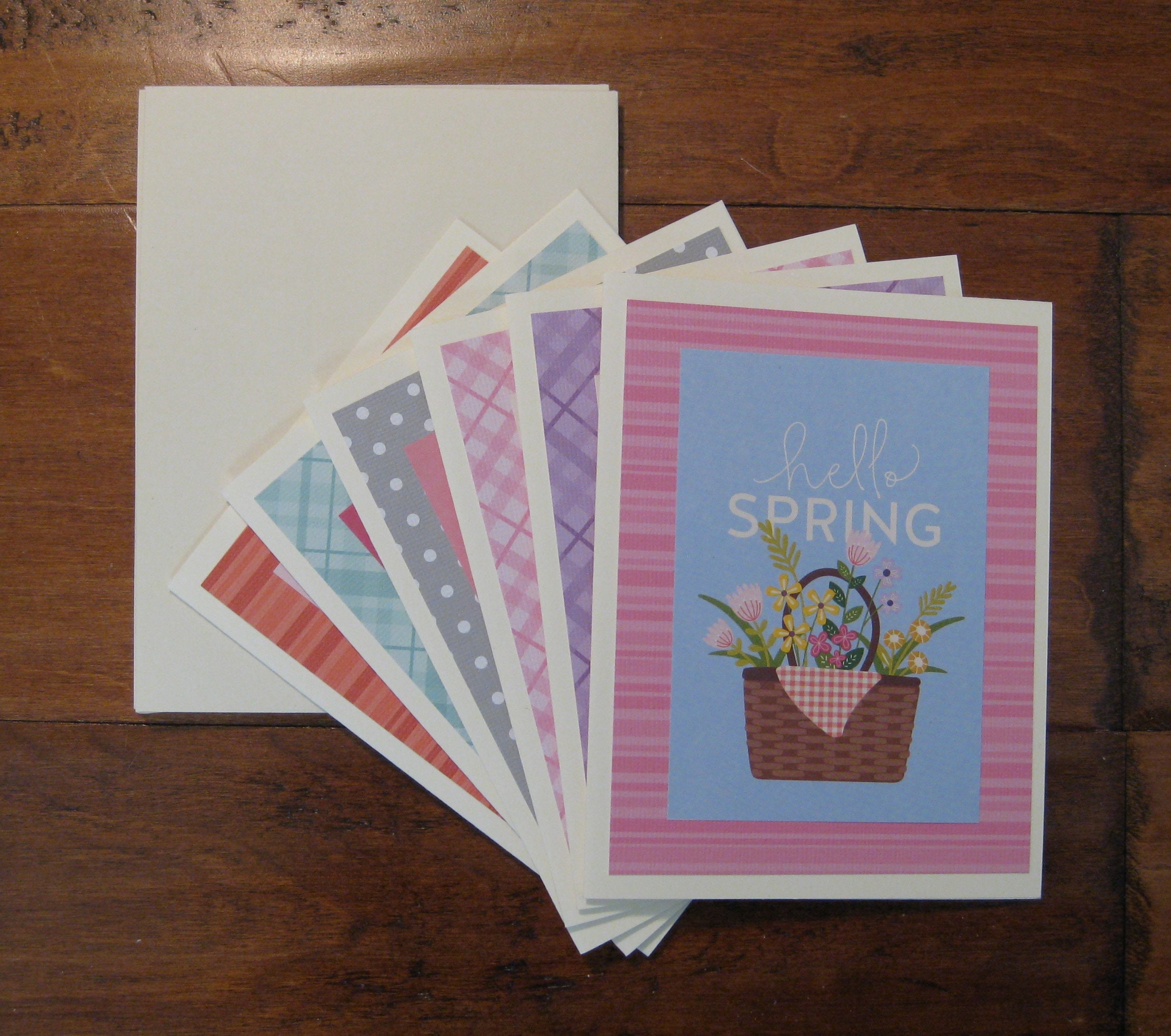 Spring Note Card Assortment Set of 6 Boxed Blank Notecard | Etsy