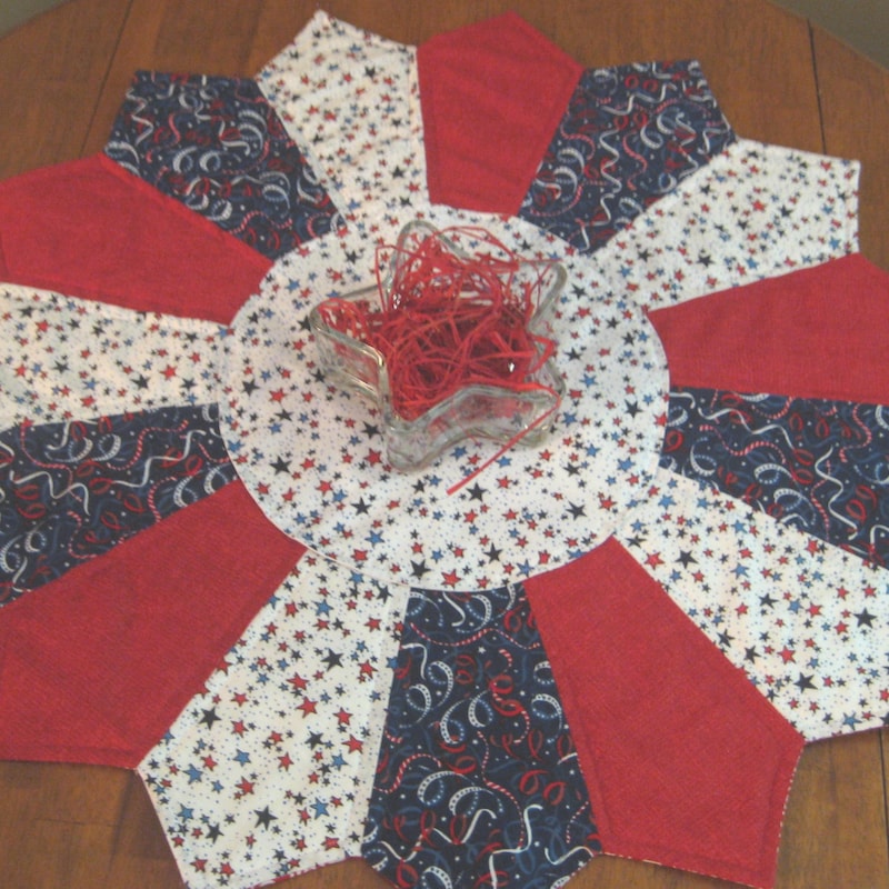 Dresden Plate Table Topper Pattern - Etsy