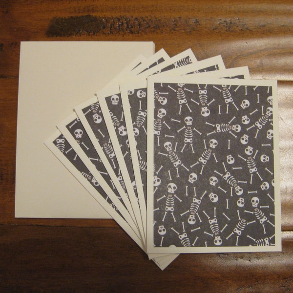 Skeleton Card - Etsy
