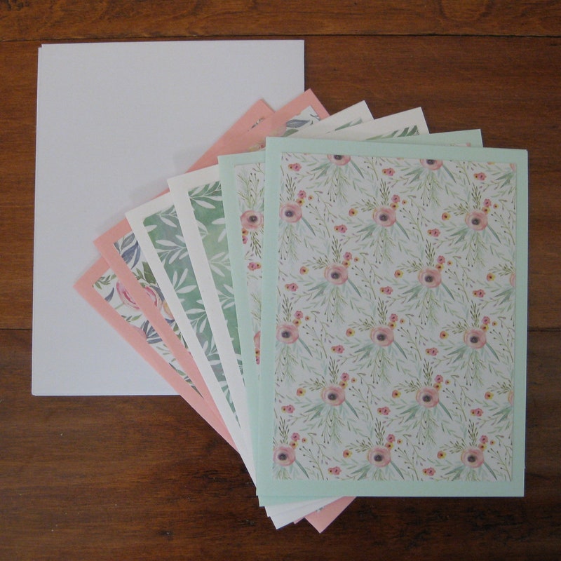 Blank Note Card Set - Etsy