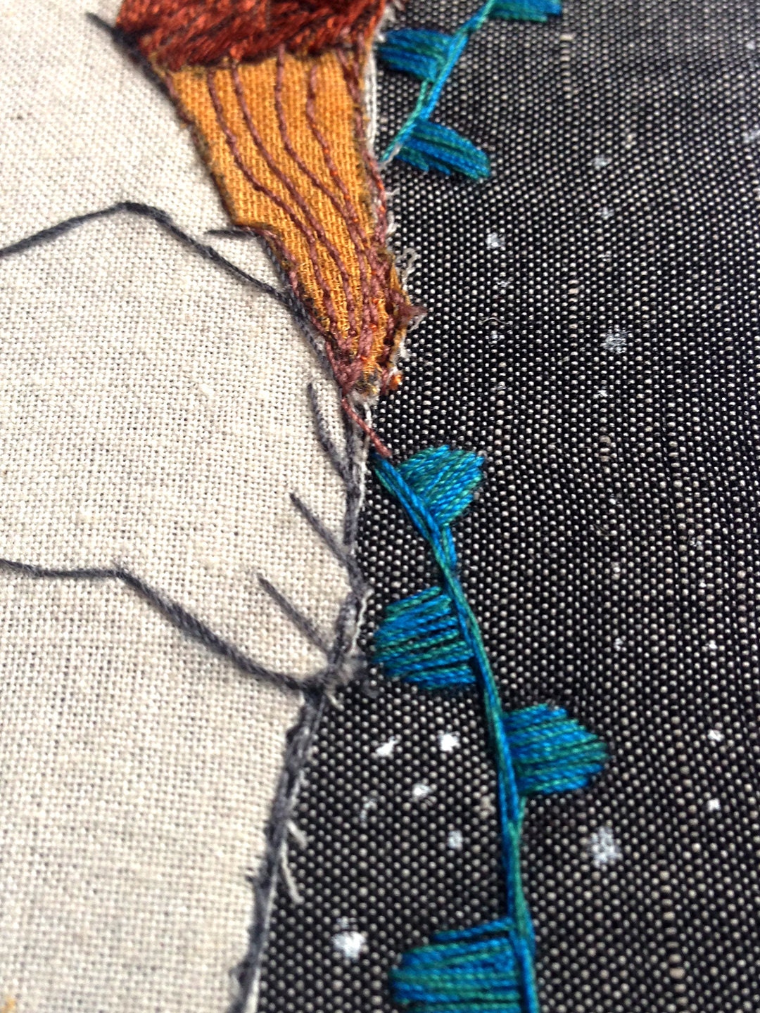 Gustav Klimt Embroidery Art / Hand Embroidery / Wall Art / Framed ...