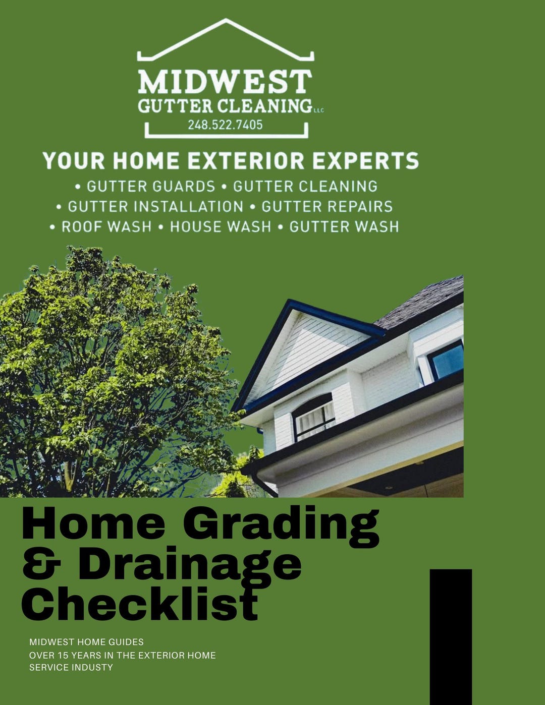 Midwesthomeguides – Home Grading & Drainage Checklist (digital Download ...