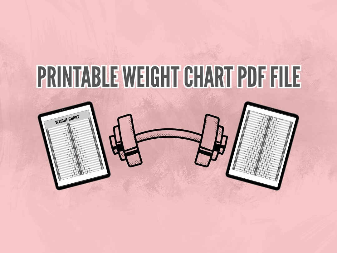 Printable Gym Weight Plate Loading Guide: Strength Training Chart (PDF ...