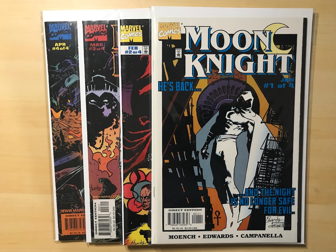 1998 Moon Knight Full Run of Four Issues - Etsy
