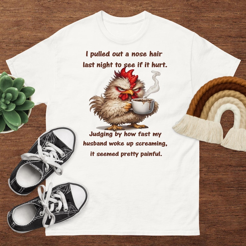 Funny Nose Hair T-shirt | Sarcastic Humor Graphic Tee - Etsy