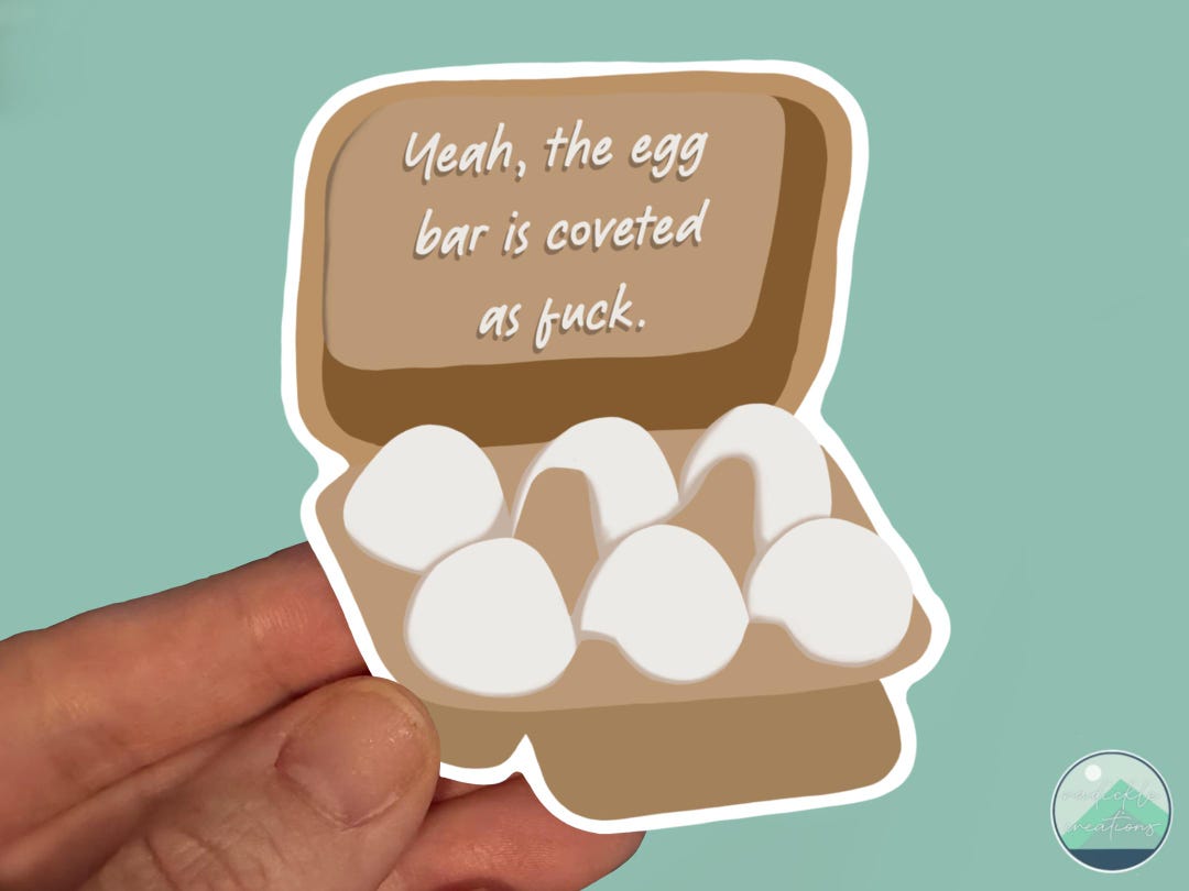 Drama Show "the Egg Bar is Coveted as Fuck" Dylan G Water-resistant ...