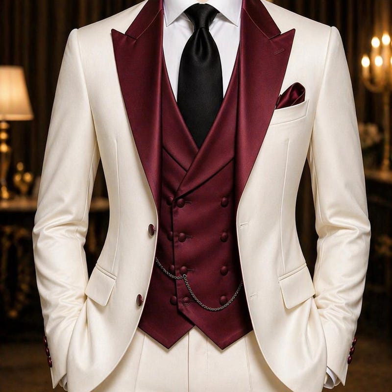Ivory Suits for Groom - Etsy