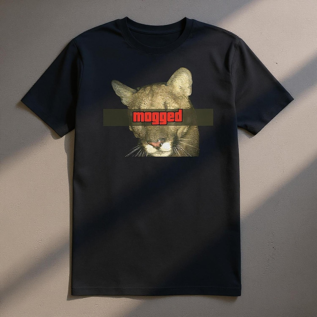 MOGGED MEME T-SHIRT With Puma Premium Unisex Crewneck T-shirt - Gta ...