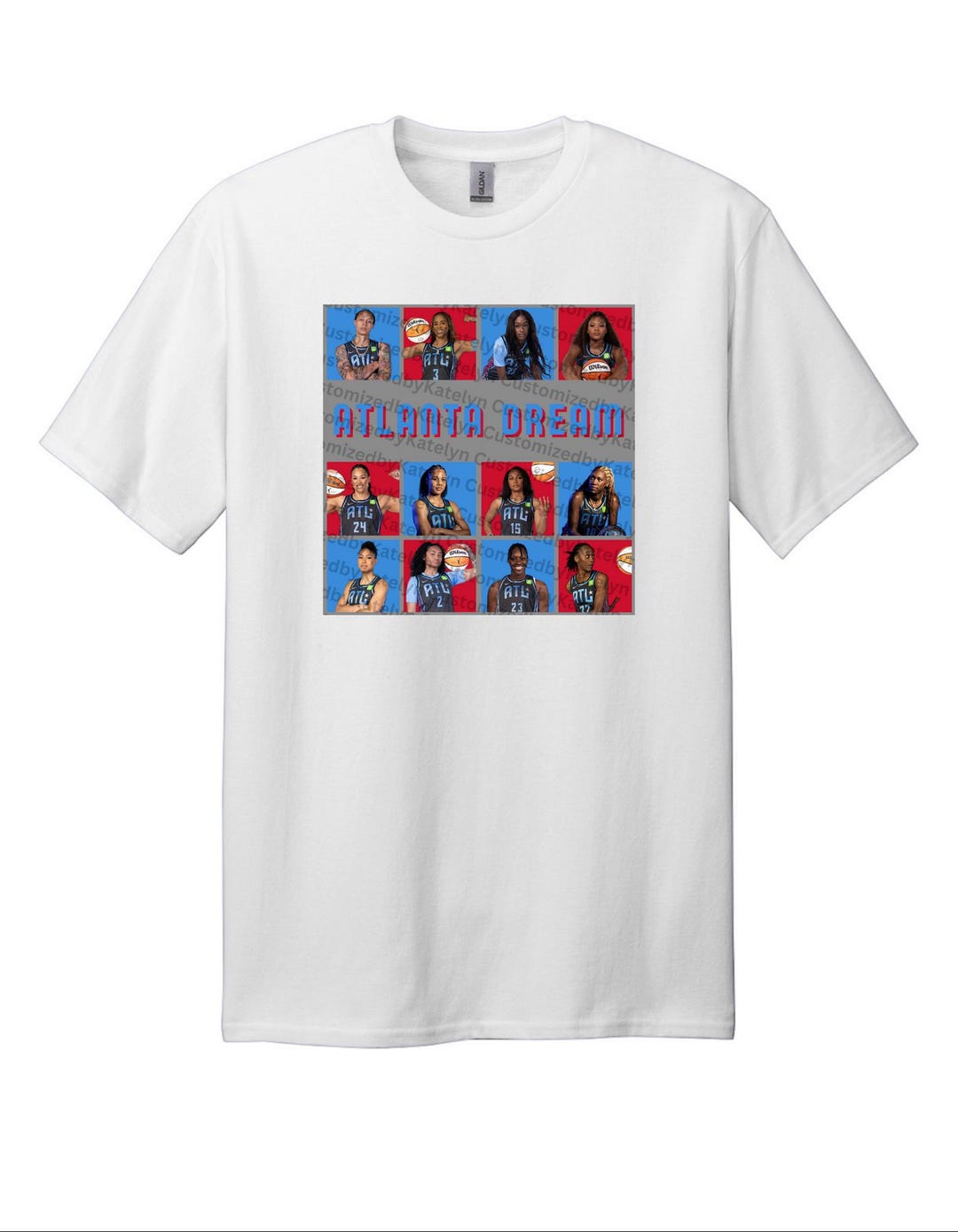 WNBA Atlanta Dream Custom Retro Team Roster Tee - Etsy