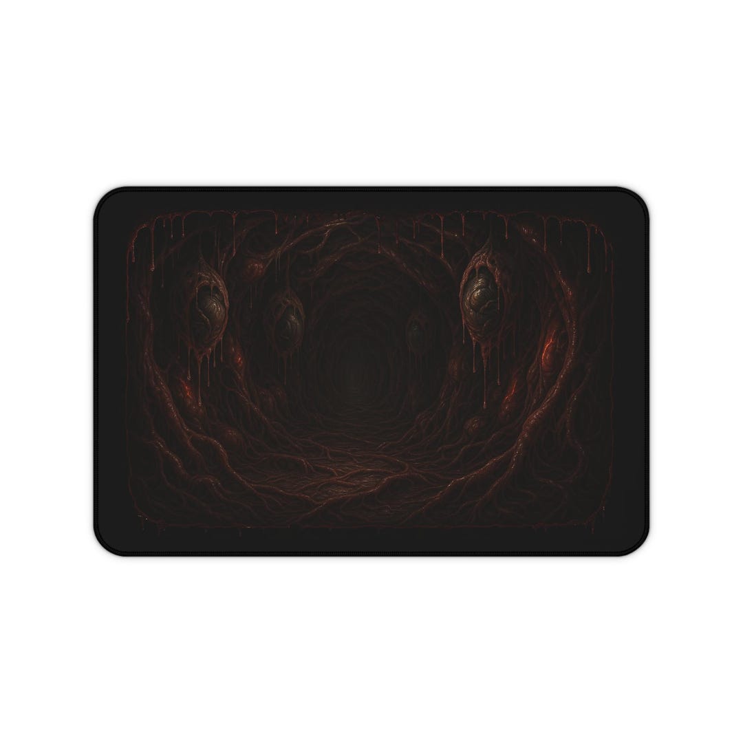 Desk Mat - Biomass Hive, Dark Organic Horror Design - Etsy
