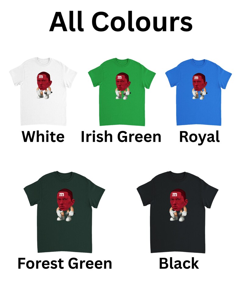 Eminem M&M Meme - Funny T-shirt - Etsy