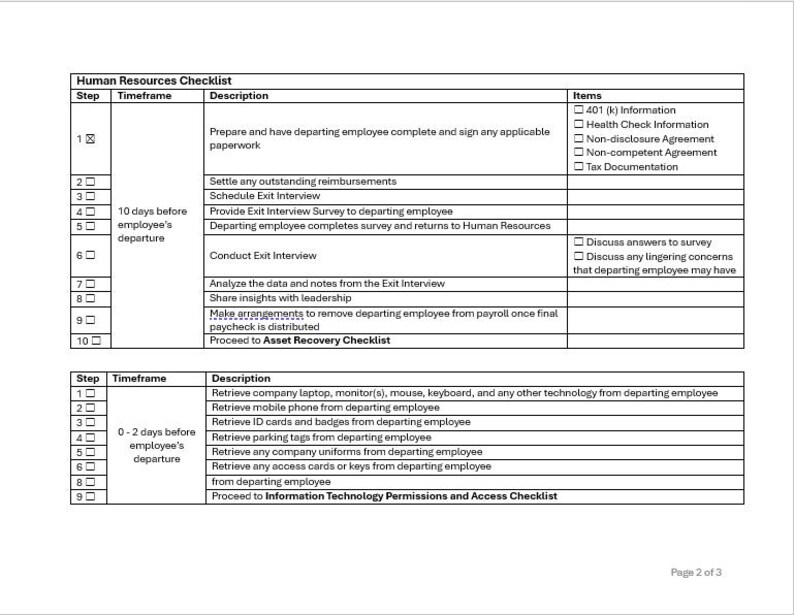 Employee Off-boarding Templates Bundle | Knowledge Transfer, Checklist ...