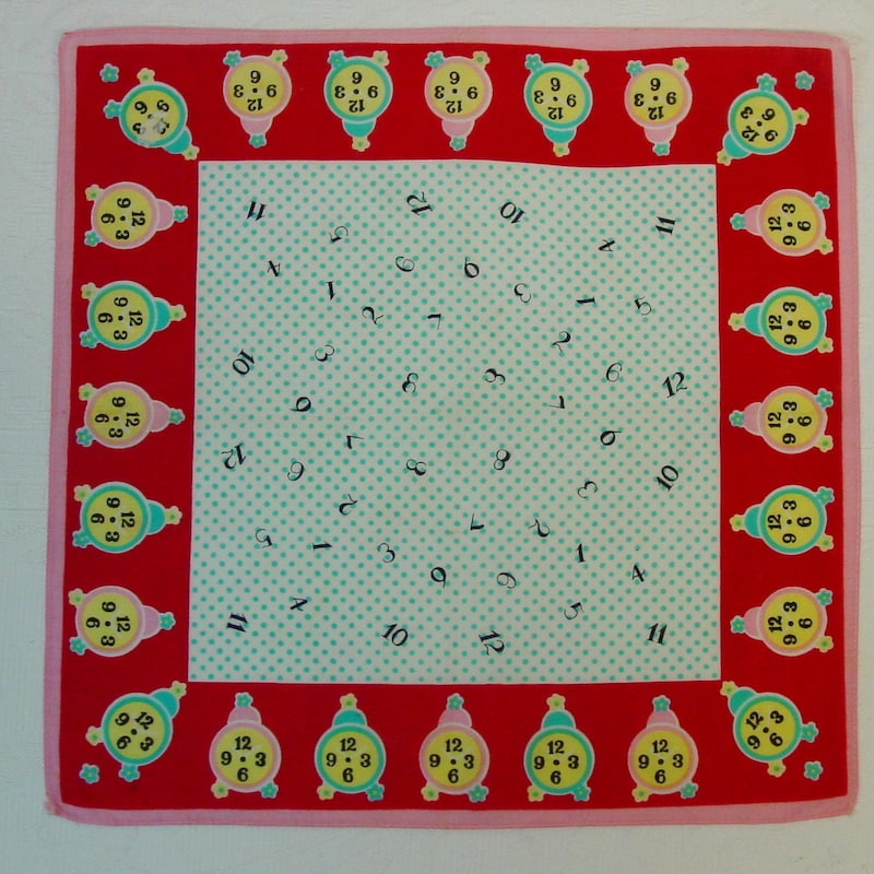 Polka Dot Clock - Etsy