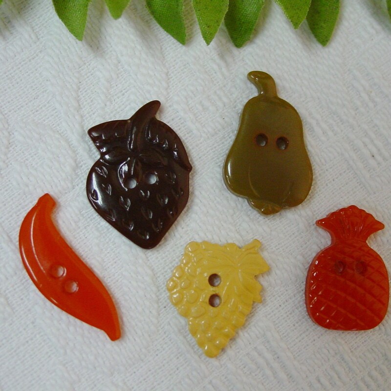 Fruit Buttons - Etsy