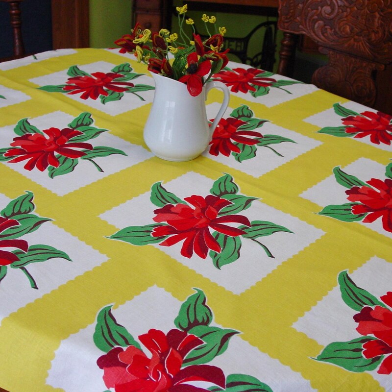 Tropical Tablecloth - Etsy
