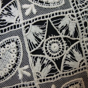 2 Antique Lace Lappets, Trim, Ecru 4" X 29 1/2" - Etsy