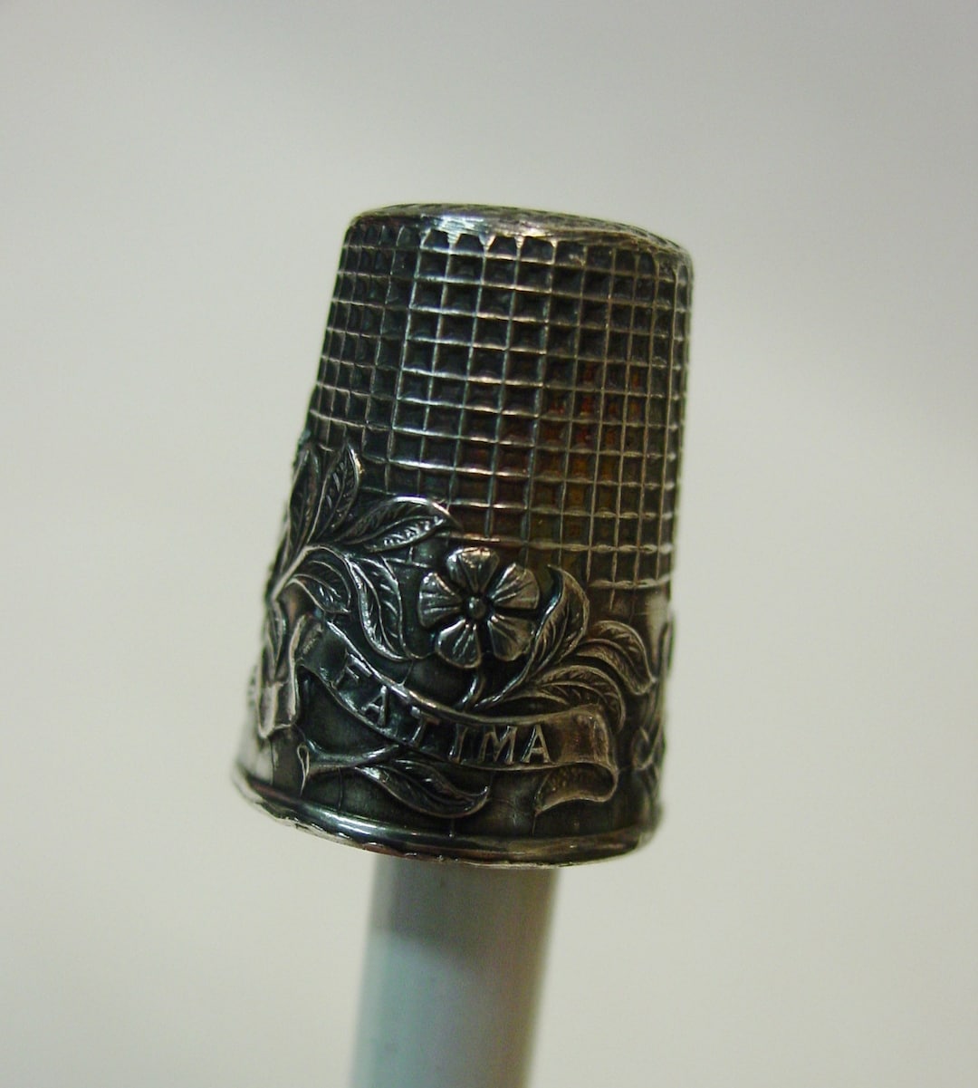 Lovely Sterling Silver Thimble Religious Fatima - Etsy