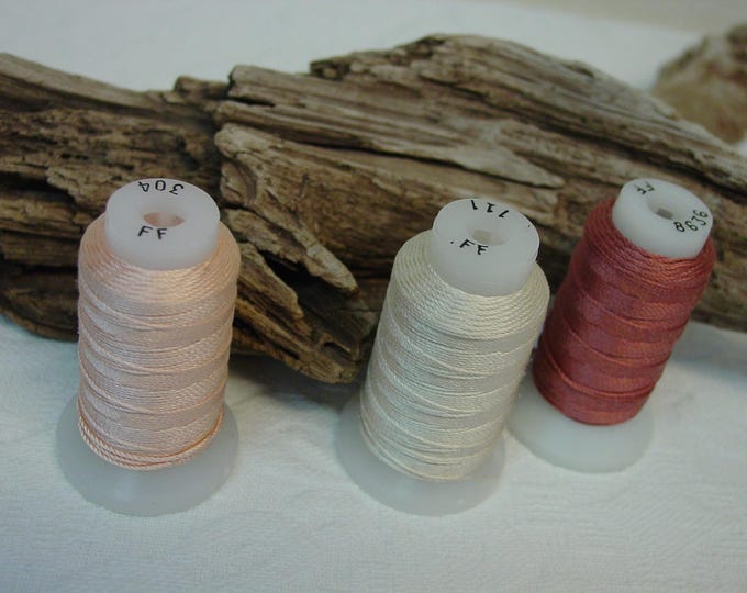 3 Gudebrod Bros. Champion Silk Thread 3 Spools 304 8636 111 Size FF - Etsy