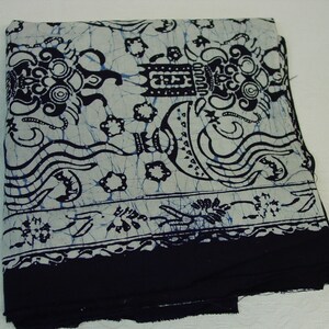 Beautiful Genuine Indonesian Batik Cap Fabric 2 Yards 11", 38 1/2" Wide ...