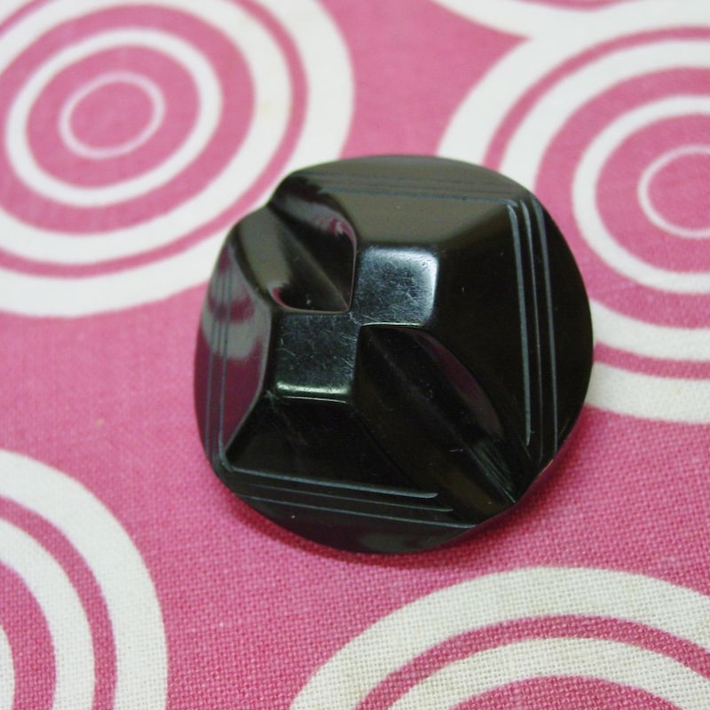 Art Deco Button - Etsy